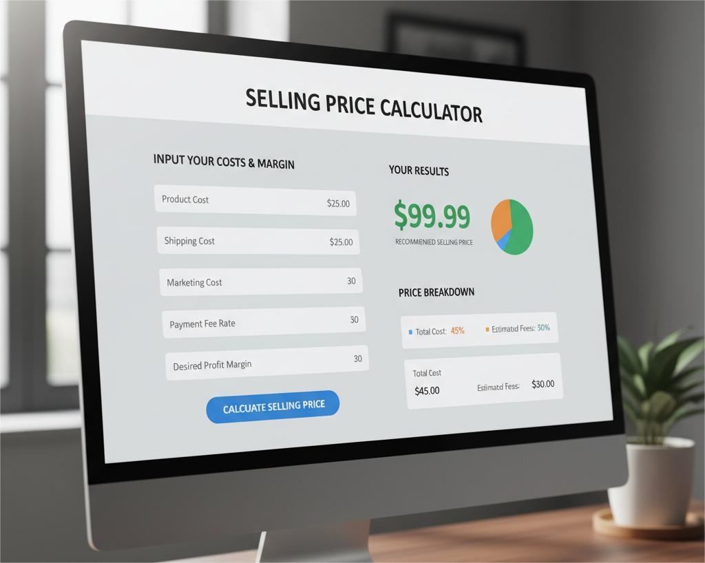 eCommerce Selling Price Calculator - Ship To The Moon